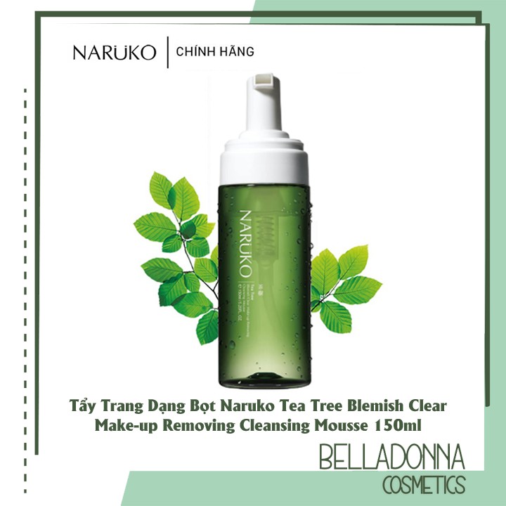 [CHÍNH HÃNG] Nước Tẩy Trang Dạng Bọt Naruko Tea Tree Blemish Clear Make ...