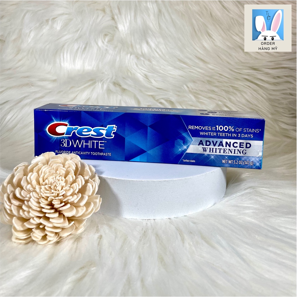 Kem Đánh Răng Crest 3D Triple Advance Whitening Nhập Mỹ | Shopee Việt Nam