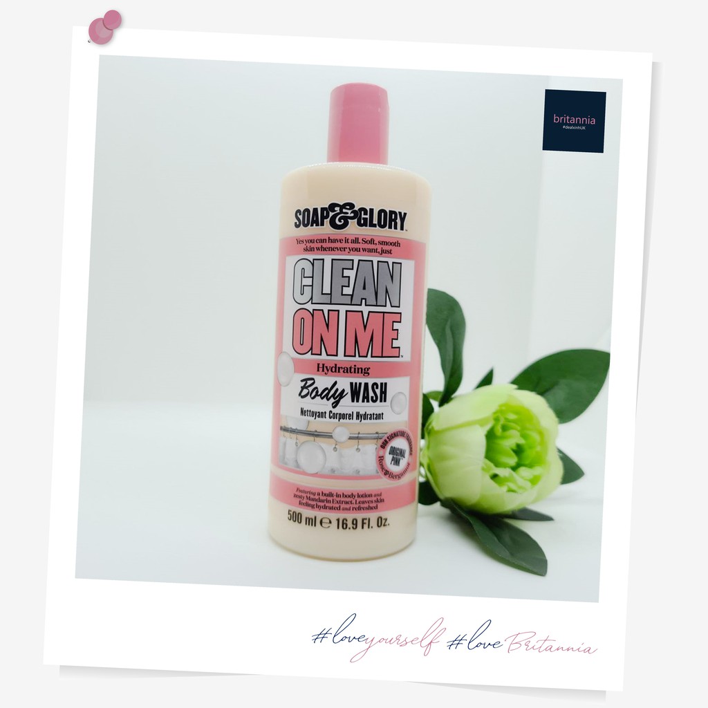 BẢN MỚI NẮP BẬT - (Bill UK) Britannia - Sữa tắm Soap & Glory Clean on ...
