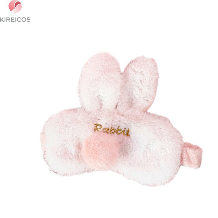 Miếng che mắt ngủ thỏ chú hề lông mềm trắng | Shopee Việt Nam