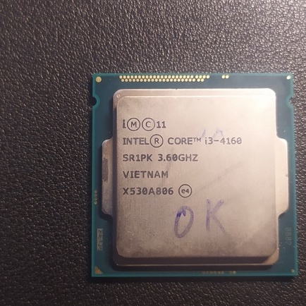 CPU Intel Core i3 4160 (3.60GHz, 3M, 2 Cores 4 Threads) TRAY chưa gồm ...