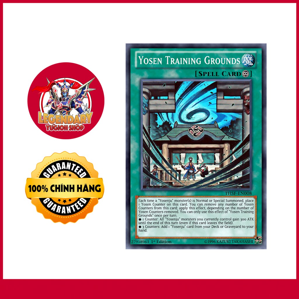 [Thẻ Bài Yugioh Chính Hãng] Yosen Training Grounds | Shopee Việt Nam