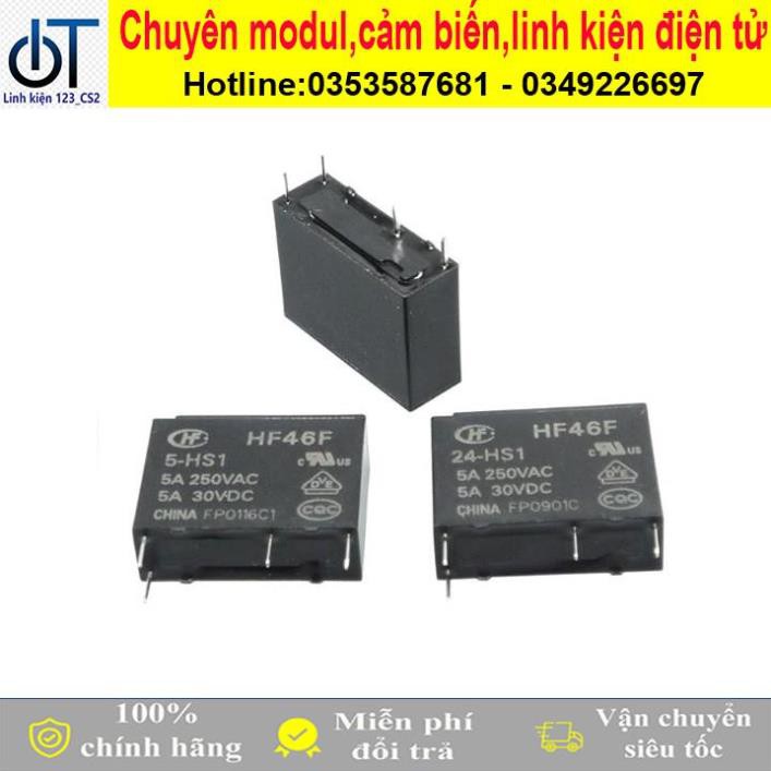 Relay 5V – 5A HF46F 5-HS1 . | Shopee Việt Nam