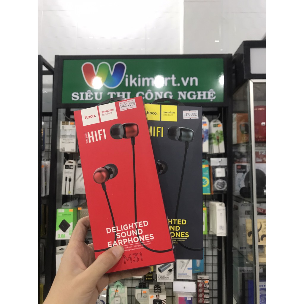 Tai Nghe Hoco M31 Hàng Chính Hãng - Bảo Hành 12 tháng | Shopee Việt Nam
