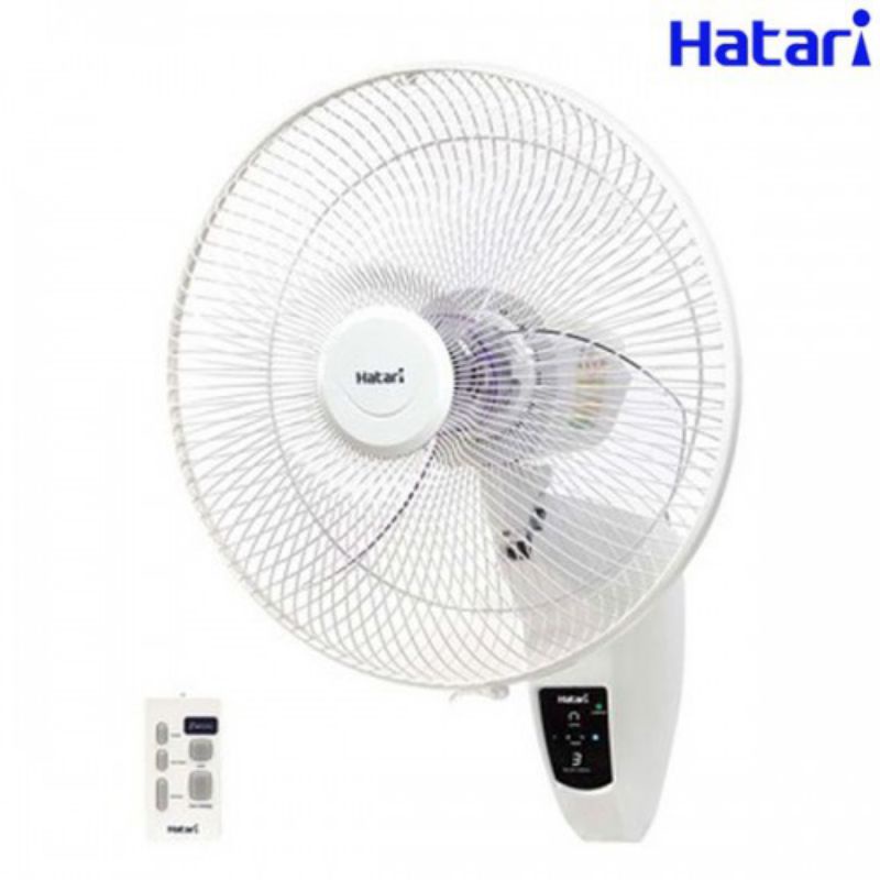 Quạt treo tường hatari Thái Lan có điều khiển từ xa mã HT - W16R1 có ...