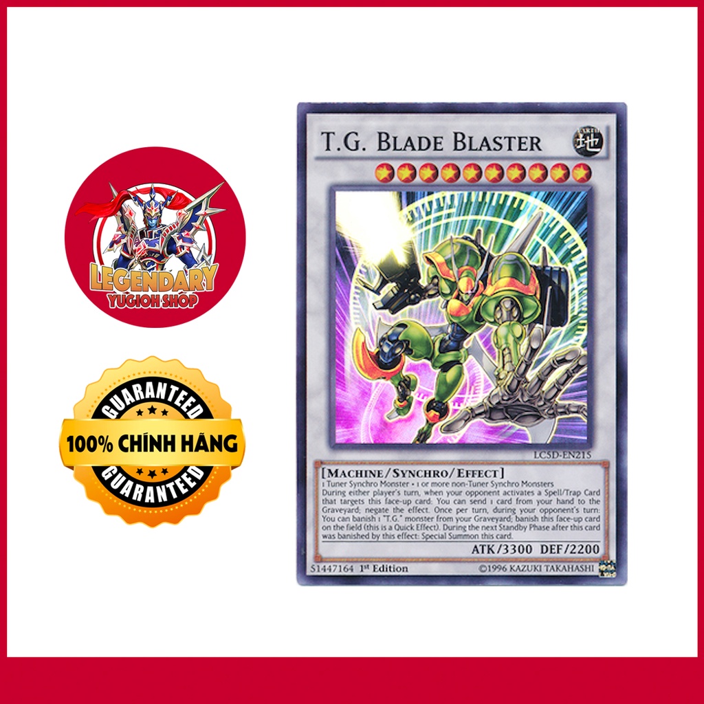 [EN][Thẻ Bài Yugioh Chính Hãng] T.G. Blade Blaster | Shopee Việt Nam