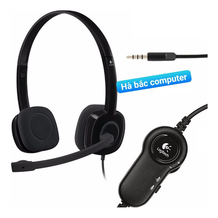 Tai Nghe Có Mic Logitech H151 - Headphone Học Online - Chính Hãng ...