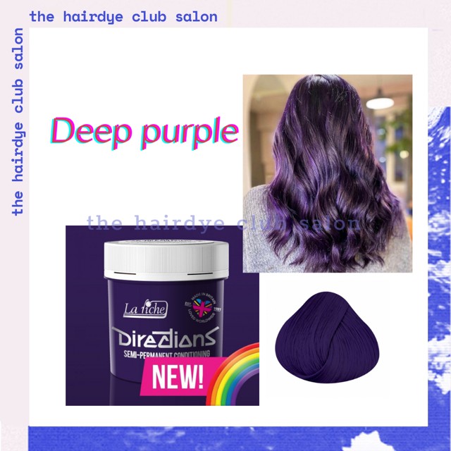 Thuốc nhuộm Semi-pernament Lariche Directions màu Deep Purple | Shopee ...