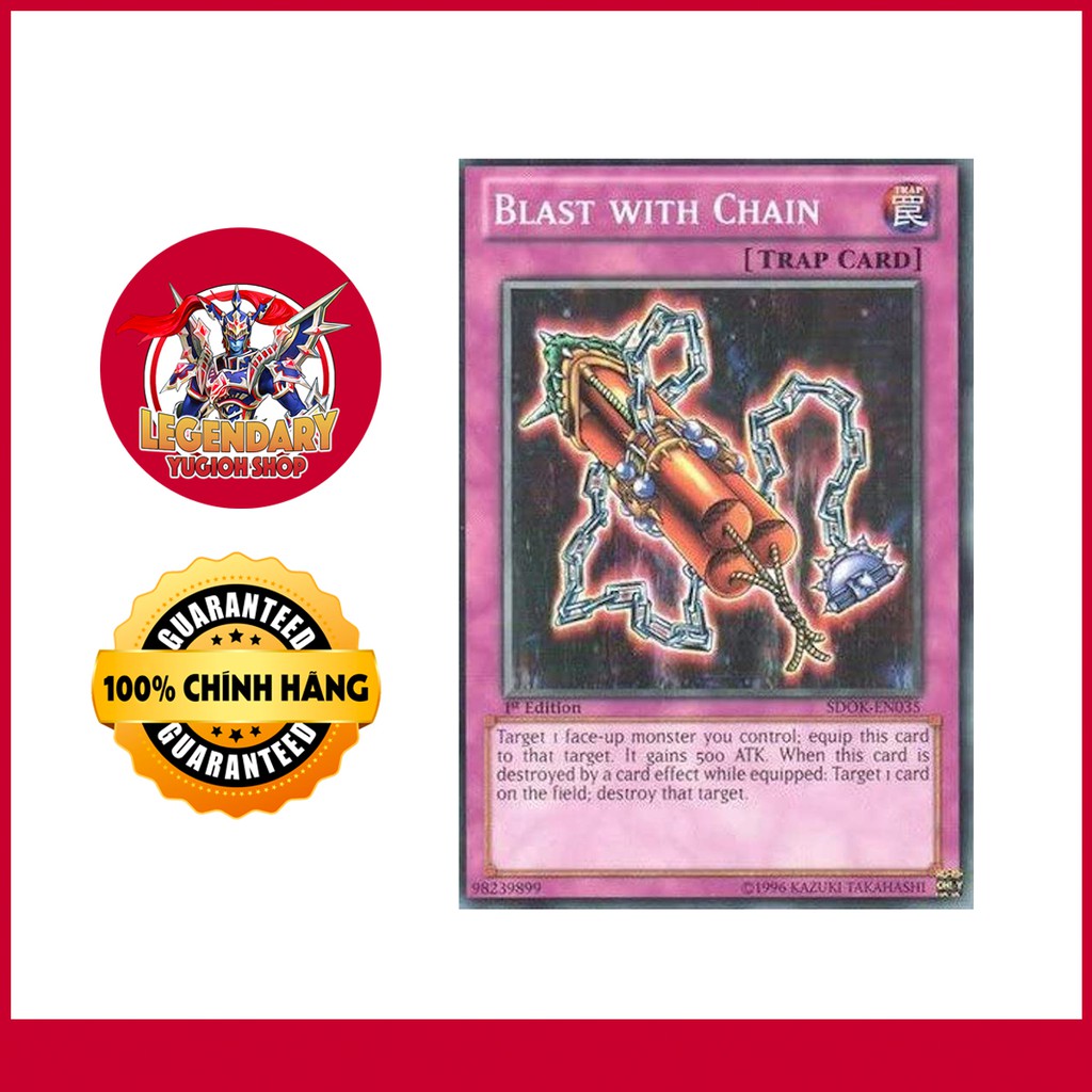 [Thẻ Bài Yugioh Chính Hãng] Blast With Chain | Shopee Việt Nam