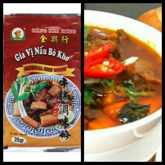 Gia Vị Nấu Bò Kho Kim Hưng 25g | Shopee Việt Nam