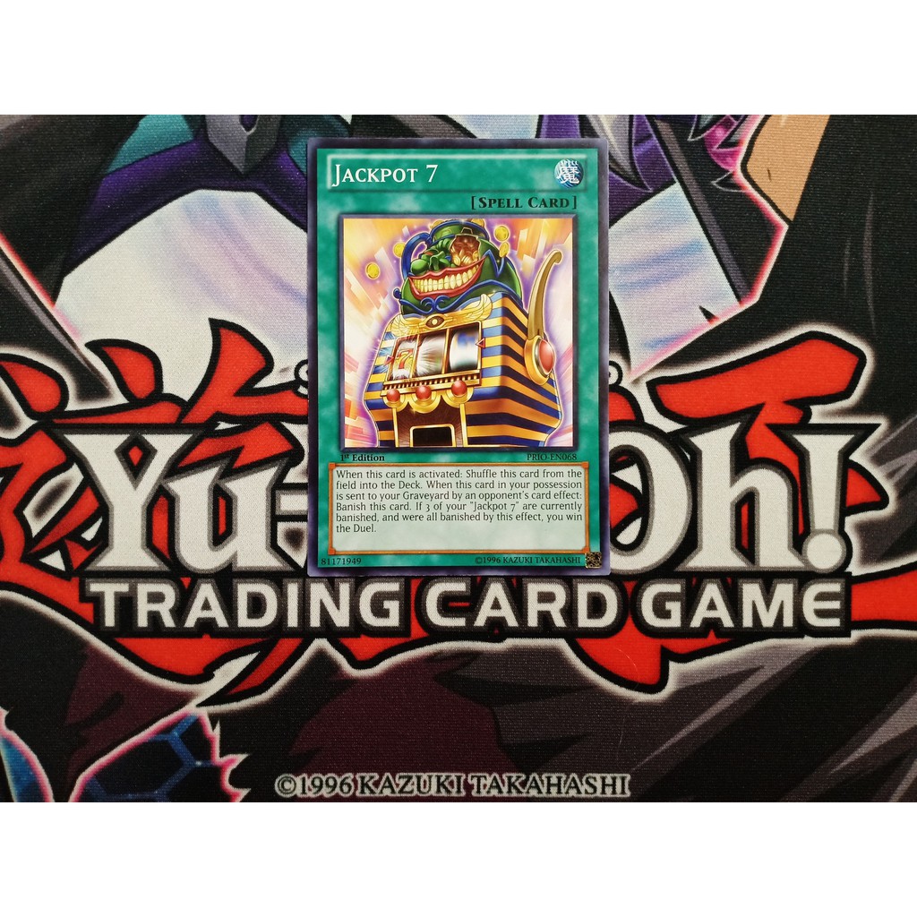 Thẻ bài Yugioh chính hãng - Jackpot 7 - PRIO-EN068 - Common 1st Edition ...