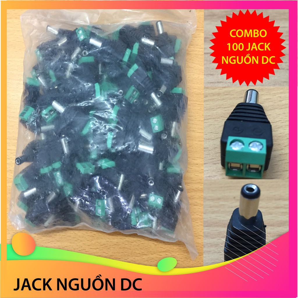 [combo] 100 jack DC camera Vặn Vít, jack camera | Shopee Việt Nam