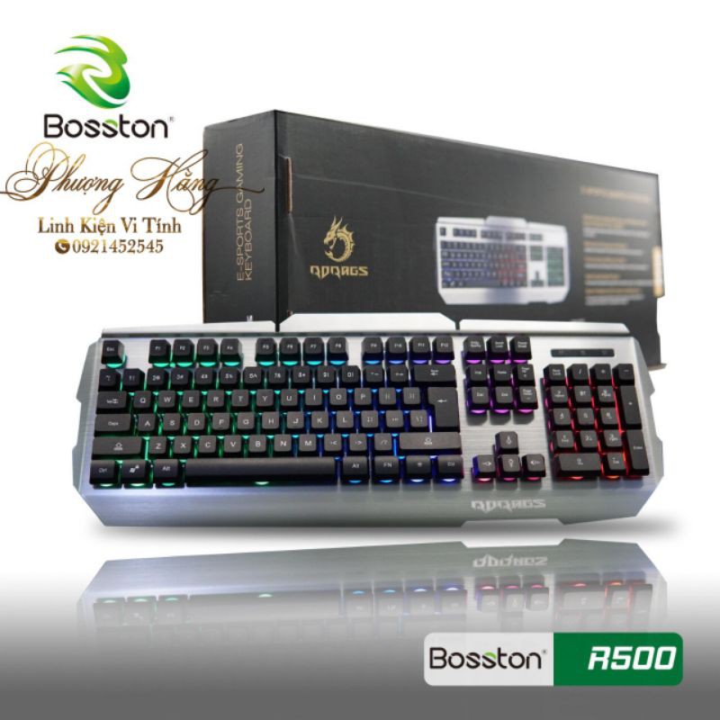 Bàn Phím Giả Cơ Bosston R500 LED Nền - Gaming Keyboard | Shopee Việt Nam