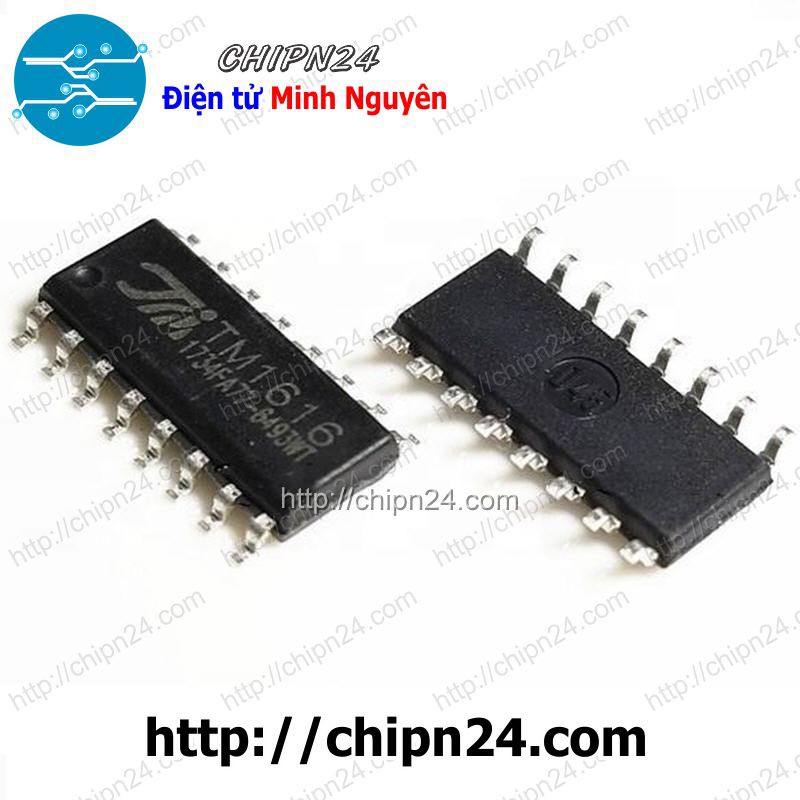 [1 CON] (SOP) IC Dán TM1616 SOP-16 (SMD) (1616) | Shopee Việt Nam