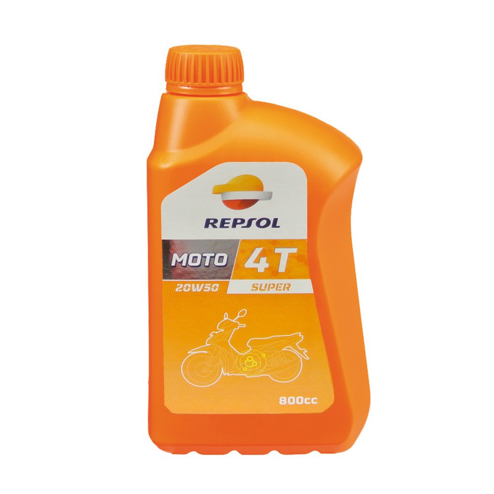 Nhớt xe số Repsol Moto Super 4T 20W50 800ml | Shopee Việt Nam