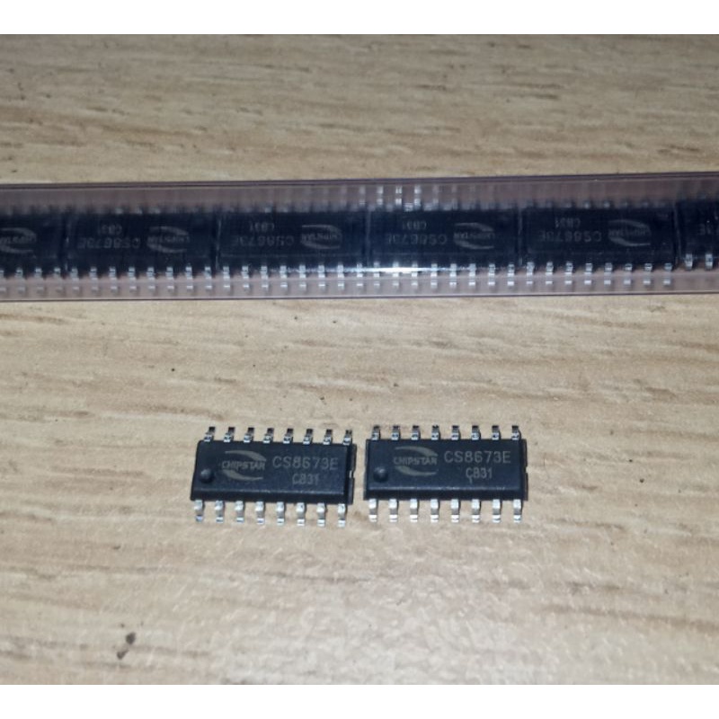 ic công suất class D CS8673 CS8673E thay thế chip tpa3116 fake 16pin ...