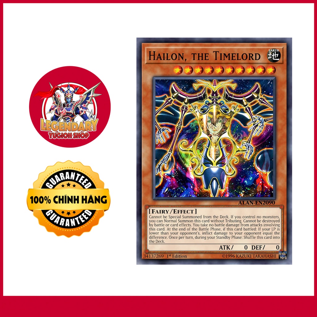 [EN][Thẻ Bài Yugioh Chính Hãng] Hailon, The Timelord | Shopee Việt Nam