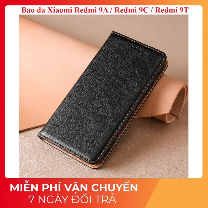 Bao Da Xiaomi Redmi 9a Redmi 9c Redmi 9t Dạng Ví Gập Cao Cấp Tích