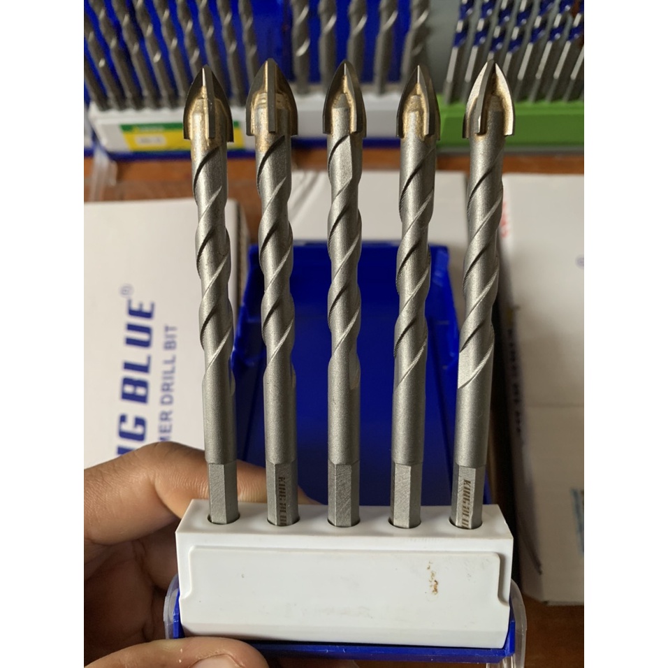 Mũi khoan đa năng , mũi khoan chữ thập King Blue 10ly khoan gạch men khoan bê tông khoan sắt ...