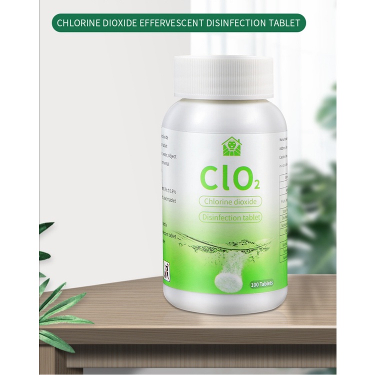 Clorine Dioxide CLO2 Giá 1 lọ Dạng Viên Sủi Tan Nhanh Khử Khuẩn Thực ...