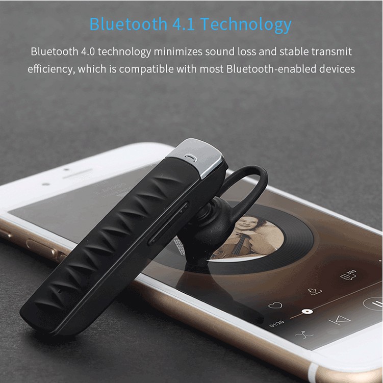 Tai nghe bluetooth mono D100 Rock space | Shopee Việt Nam
