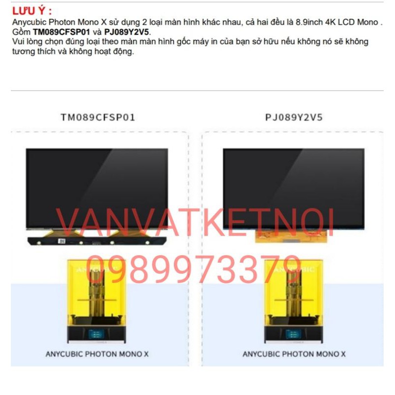 Màn hình LCD 4K Monochorme for Anycubic Photon Mono X | Shopee Việt Nam