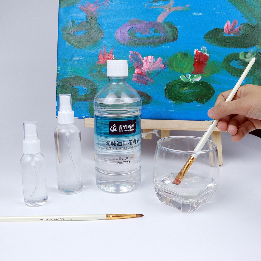 Dầu Thông Chinjoo Cao Cấp Pha Loãng Màu, Rửa Cọ, Giúp Màu Nhanh Khô ...