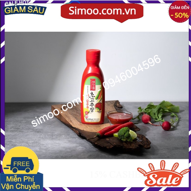 💥 ⚡ SẢN PHẨM CHÍNH HÃNG 💥 ⚡ [CJ] TƯƠNG ỚT XANH CHUA NGỌT 500G - [CJ해찬들 ...