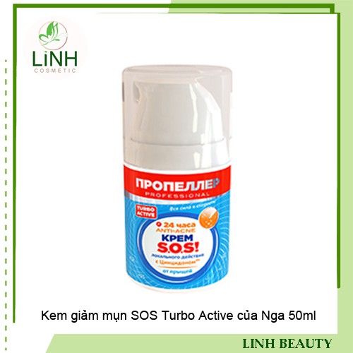 Kem giảm mụn SOS Turbo Active của Nga 50ml | Shopee Việt Nam