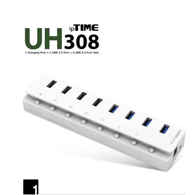 Bộ chia USB IPTIME UH308 | Shopee Việt Nam