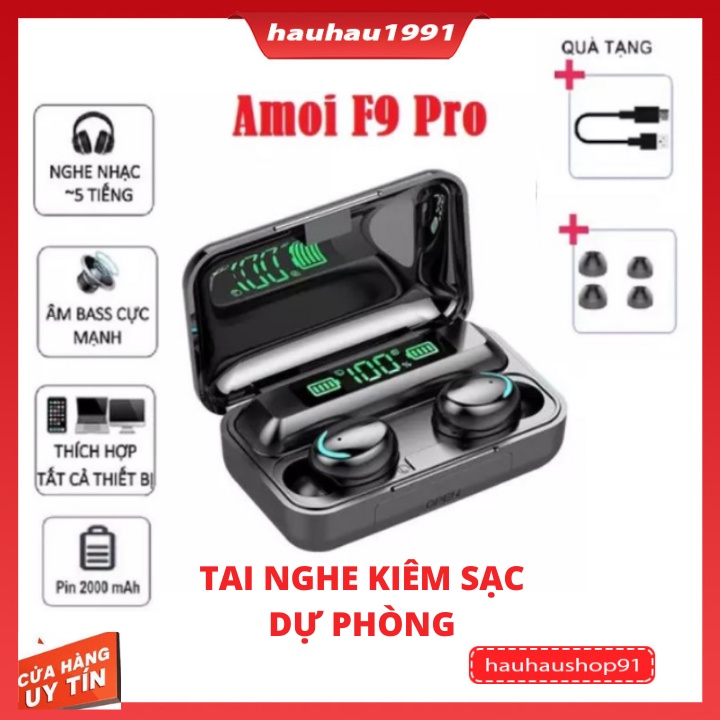 Tai Nghe Bluetooth M10 Phiên Bản Pro Nâng Cấp Pin Trâu, Nút Cảm Ứng Tự Động Kết Nối, Chống Nước ...