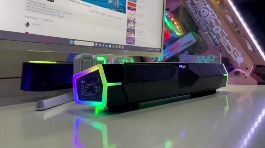 Loa Thanh Soundbar Bluetooth Loa Máy Tính Để Bàn Có Mic Led Rgb NIYE ...