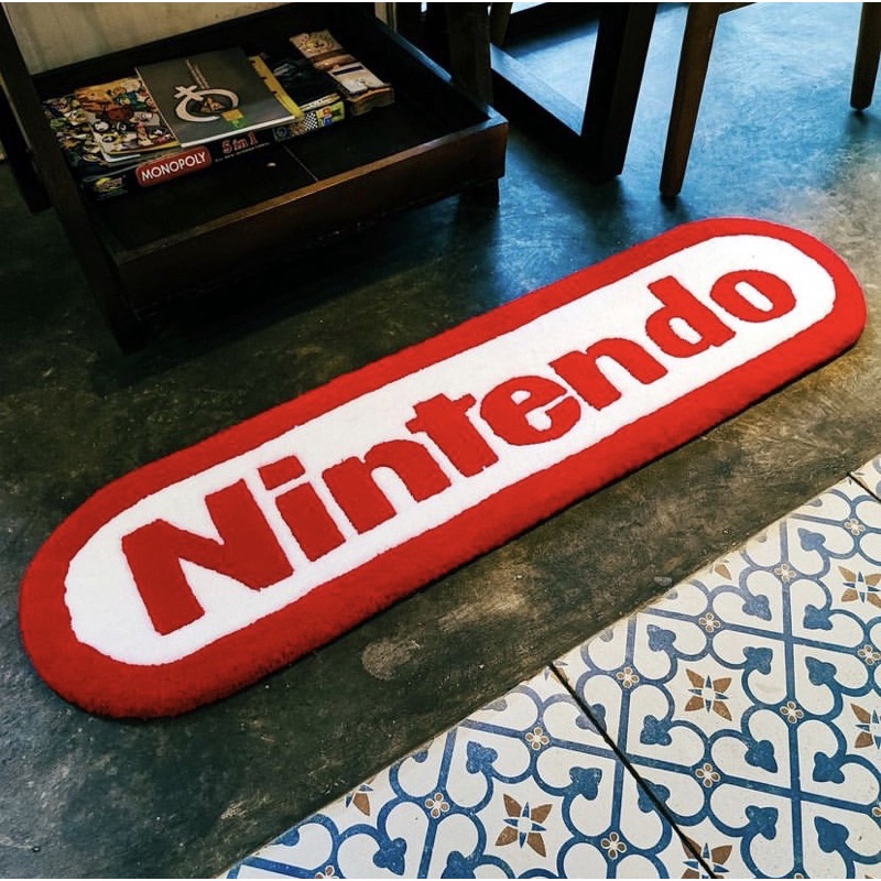 Thảm Nintendo handmade decor phòng gaming - nintendo rug | Shopee Việt Nam