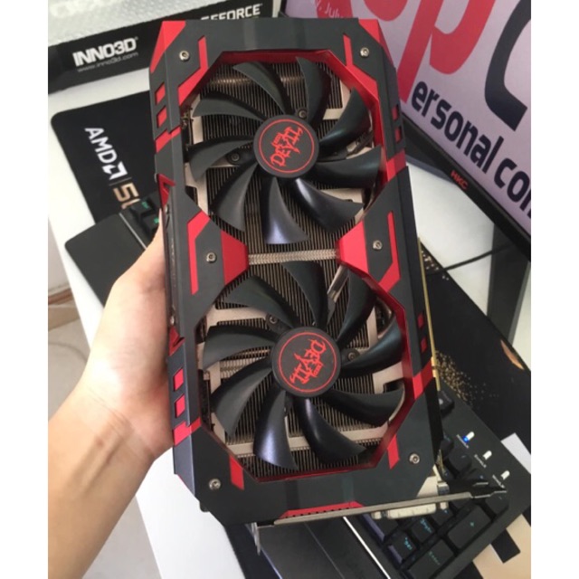 VGA Power Color RX580 8G D5 Red Devil 2 Fan | Shopee Việt Nam
