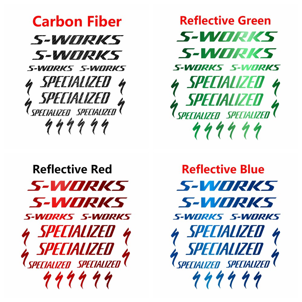 Sticker logo S-Works Dán Trang Trí Khung Xe Đạp | Shopee Việt Nam