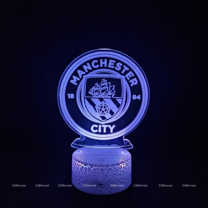 Đèn led trang trí 16 màu logo CLB manchester united, liverpool, chelsea ...