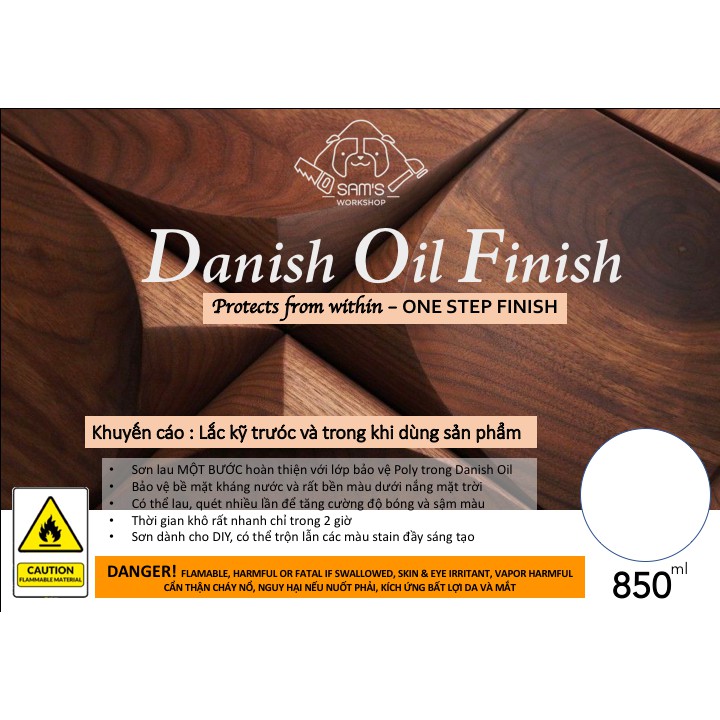 Danish Oil Colors - Dầu Danish Oil Màu (BẢNG MÀU SỐ 2) | Shopee Việt Nam