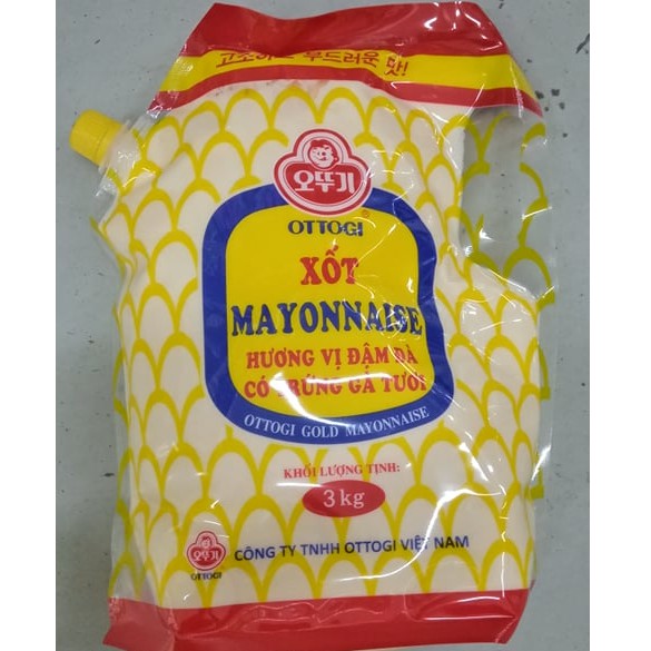 Sốt mayonaise ottogi 3kg túi to cho nhà hàng - 마요네즈 | Shopee Việt Nam