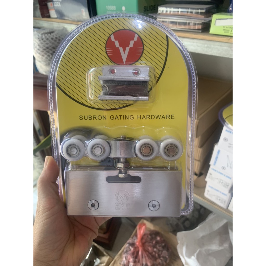 Bánh Xe Cửa Lùa VVp Thái Lan , Bánh Xe U Treo Cửa Kính Cường Lực VVP | Shopee Việt Nam