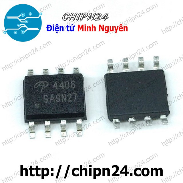 [2 CON] (SOP) Mosfet Dán AO4406 SOP-8 12A 30V Kênh N (SMD Dán) (4406) | Shopee Việt Nam