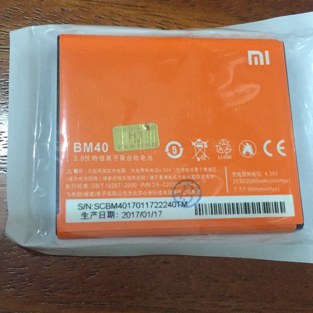 Pin mi BM-40 dùng cho redmi 2A/ M2A | Shopee Việt Nam