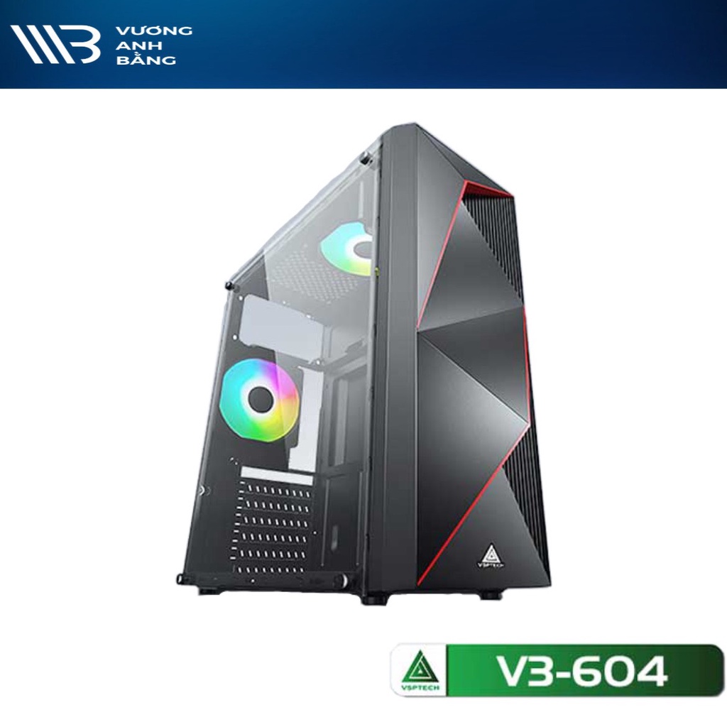 SIEU KHUYẾN MẠI Thùng máy Case VSP Gaming V3-604 (No Fan) | Shopee Việt Nam