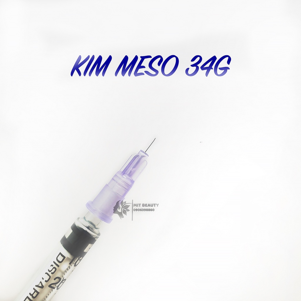 Đầu kim Meso 34G 4mm 6mm 8mm Nanoneedle - Hãng JBP Hàn Quốc | Shopee ...