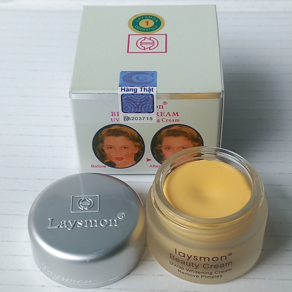 [Chính hãng] Kem nám trắng da LAYSMON BEAUTY CREAM (Đài Loan). | Shopee ...