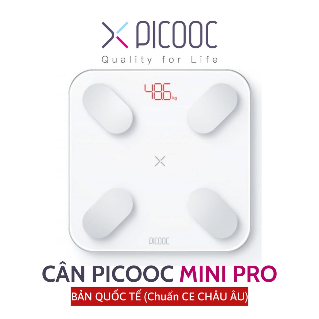 Cân điện tử thông minh PICOOC Mini Pro - Phiên bản Quốc Tế - App TIẾNG ...