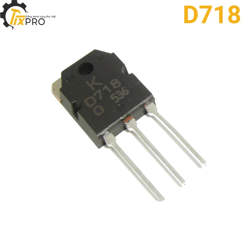 D718 2SD718 NPN Transistor 8A 160V TO-3P tháo máy nguyên bản | Shopee ...