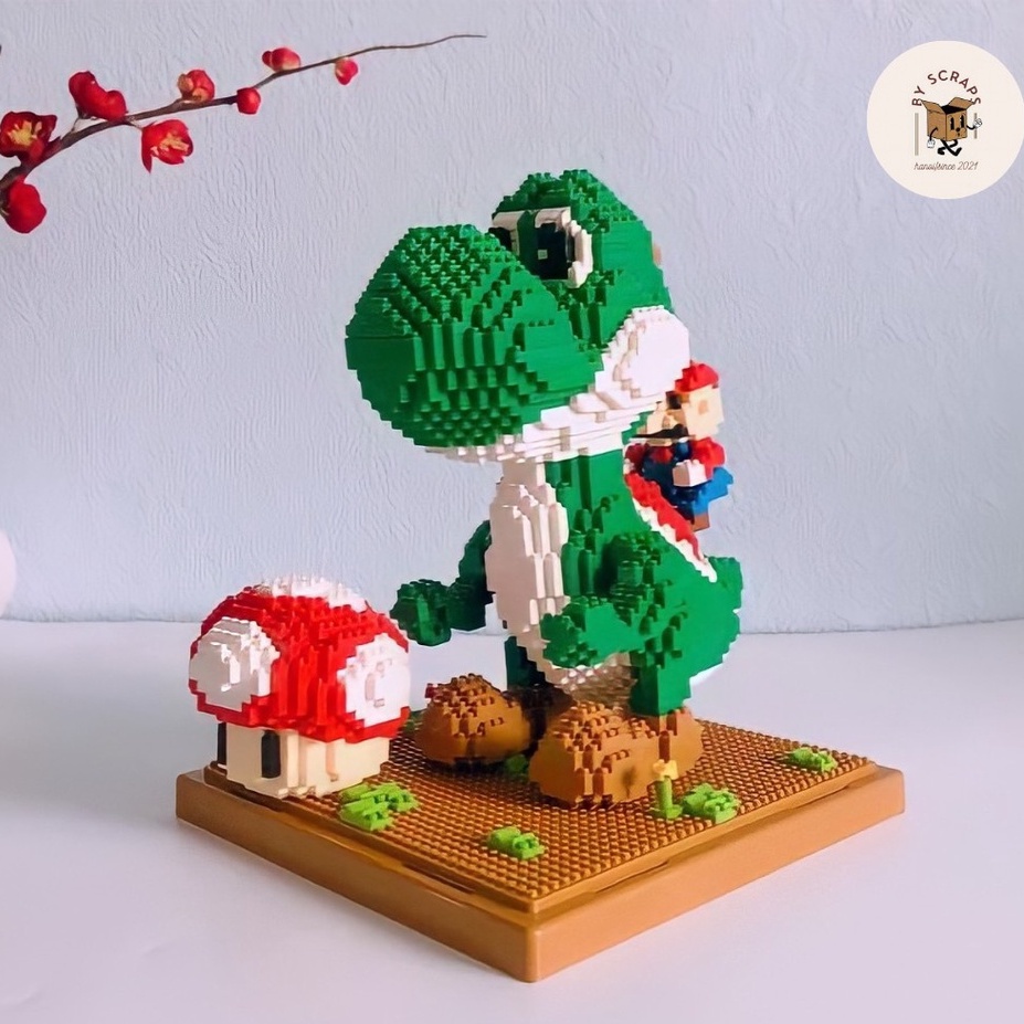 Mô Hình Lego Mario & Khủng Long Yoshi Lắp Ráp 3D Đồ Chơi Sáng Tạo, Dễ ...