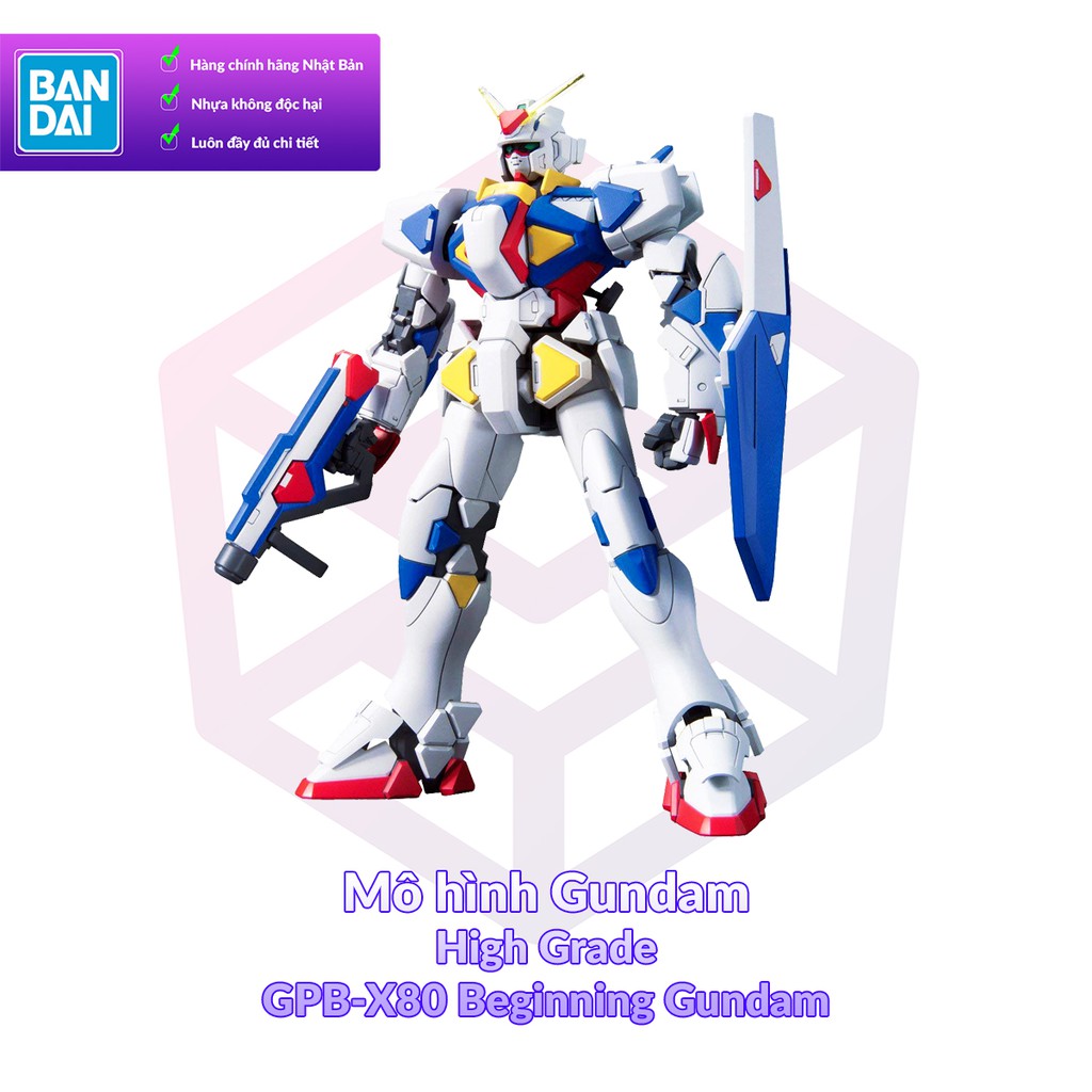 Mô Hình Gundam Bandai HG GPB-X80 Beginning Gundam 1/144 Gunpla Builders ...