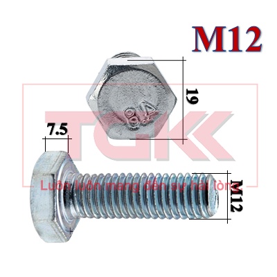 Bulong mạ kẽm M12 (20-100mm) | Shopee Việt Nam