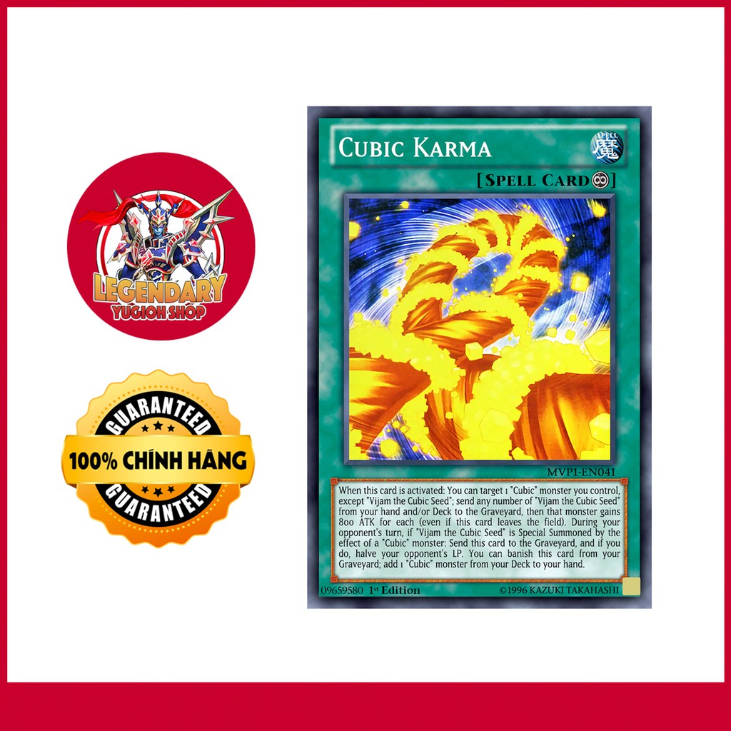 [Thẻ Bài Yugioh Chính Hãng] Cubic Karma | Shopee Việt Nam